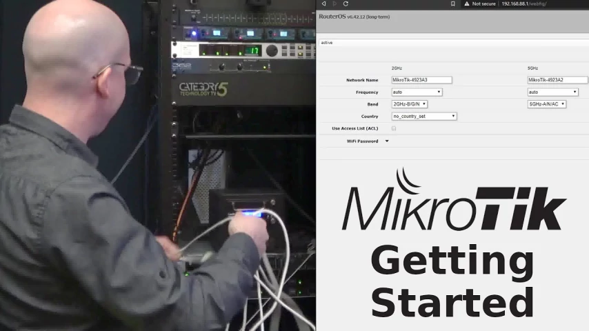 Features - (2) Initial Setup of a MikroTik Router